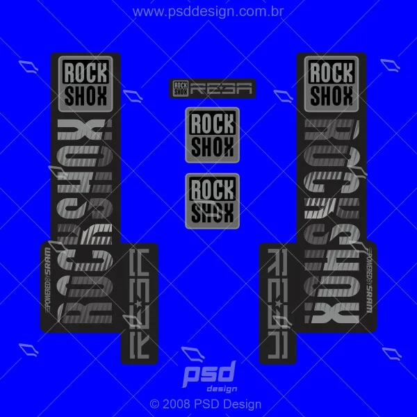Adesivo rock shox reba vetor - © PSD Design